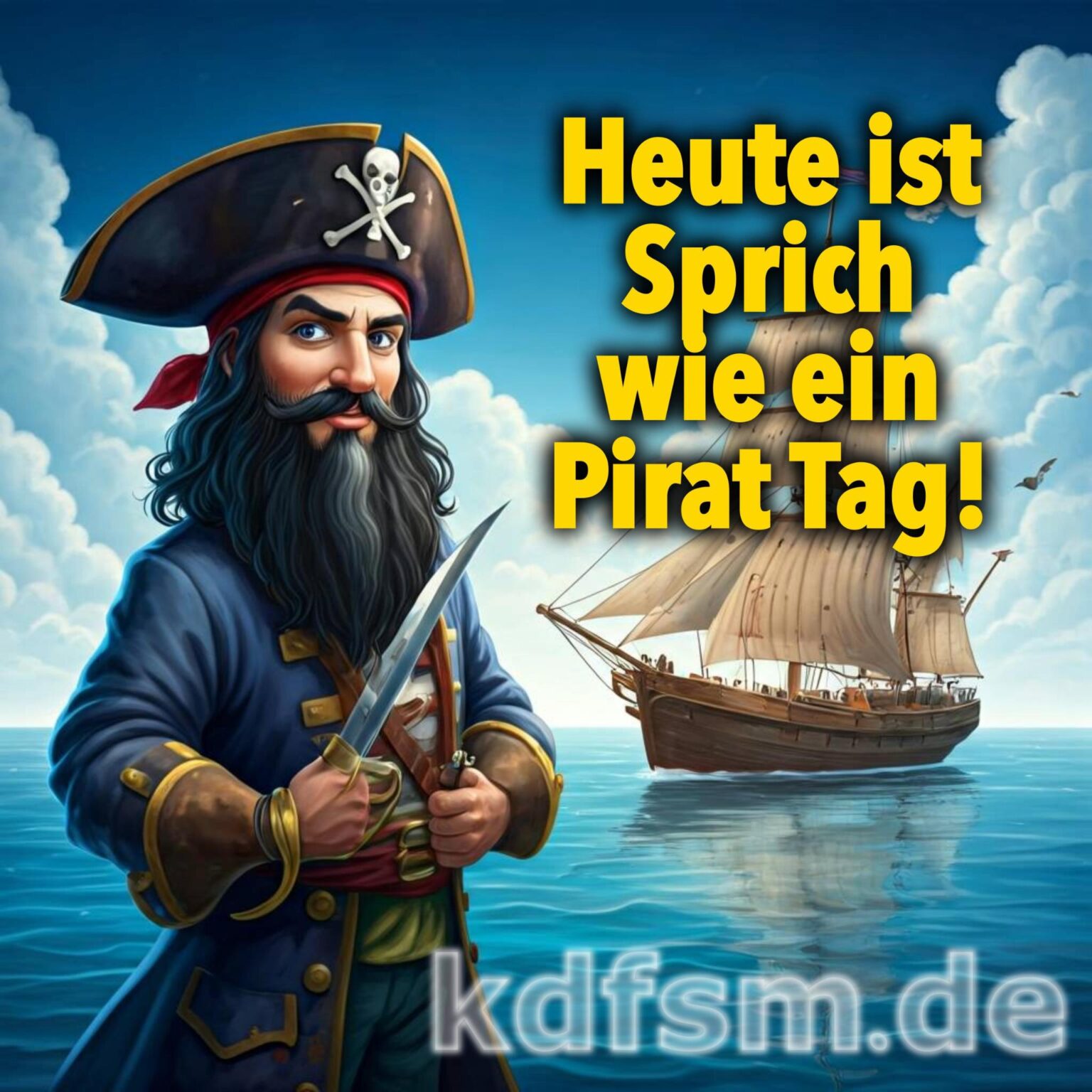 Sprich Wie Ein Pirat Tag